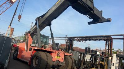 China Efficient Heavy Construction Equipment DRT 450 Used Reach Stacker for KALMAR for sale