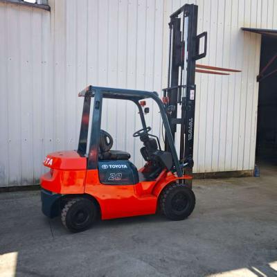 China TOYOTA FDN20 Used Forklift Mini Fork Truck Diesel 1.5ton 2ton 3 Ton 5 Ton 7ton TCM Jac Komatsu Toyota Forklift For Sale for sale