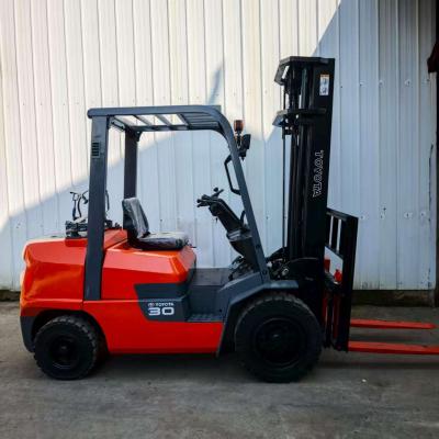 中国 日本 トヨタ 30 3 トン 4.5 メートル 3 マスタ 使用済みLPGフォークリフト プロパンと液化ガスの二重使用 販売のため