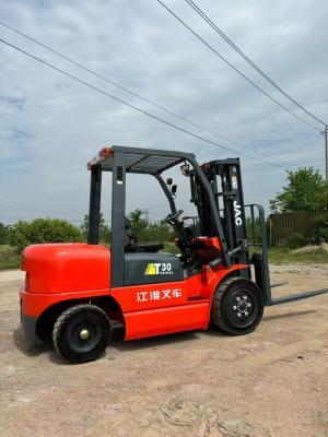中国 中古 JAC T30 3トン 3メートル ディーゼルフォークリフト 中国ブランド JAC 揚重機 販売のため