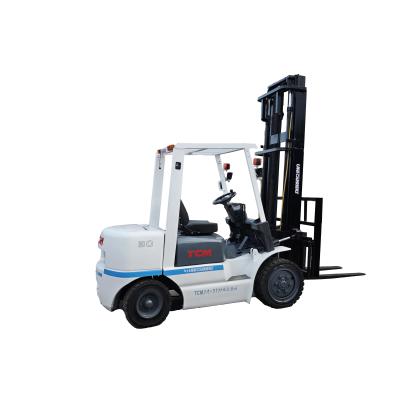 China Used  New Model Japanese TCM FD30 3 Ton Diesel Forklift with ISUZU Engine for Ramp and Offroad Operations for sale