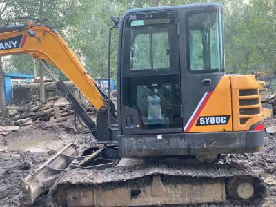 Cina 0.28m3 tonnellata SY60C Sany Mini Excavator del secchio 6 in vendita