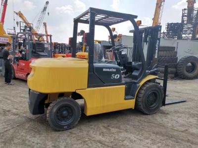 Cina Carrello elevatore di KOMATSU FD50 5 Ton Side Shift Second Hand in vendita