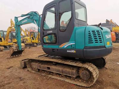 China SUNWARD de Emmer8t Gebruikt Graafwerktuig Equipment van SWE80E 0.3m3 Te koop