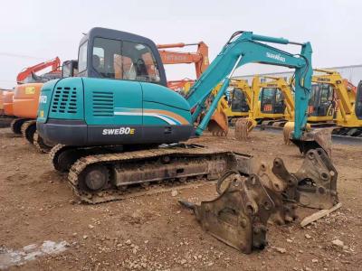 China SUNWARD de Emmer8t Gebruikt Graafwerktuig Equipment van SWE80E 0.3m3 Te koop