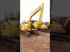 Yellow Mini 12RPM 6300kg Komatsu PC60-7 Excavator Used PC55MR-2 PC56-7 6Tons