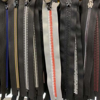 China Jeans Fastening Long Chain Zipper Non broken  AZO SGS certificated for sale