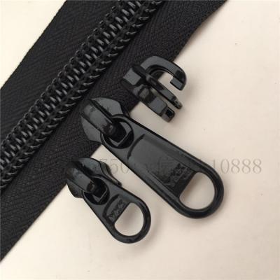 中国 真鍮の衣服の長い鎖のジッパーW3.2cm W5cmは袋のために防水する 販売のため