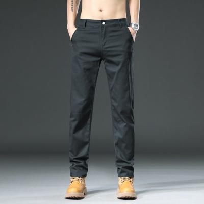 China Daily Washed Mid Waist dress pants wholesale price Breathable Black Khaki Custom (P325) for sale