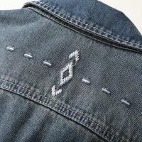 China Solid Color Blue Basic Solid Color french workwear jacket wholesale Long Sleeve Regular Custom (CS011) for sale