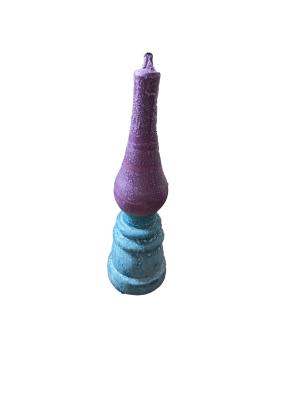 China H100% paraffin wax unscented havdalah lamp candle handmade and packed with printing box for sale