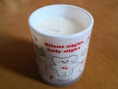 China Decor & lovely  scented candle with sugar fragrance and  package of gift box for sale