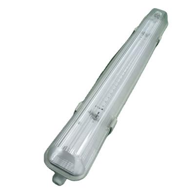 China Warehouse T 8ip65 fluorescent/led/triproof lamps with pipe waterproofing device for sale