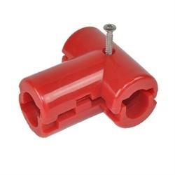 Cina Connettore T del parco giochi Rossa PA6 per la corda combinata del parco giochi da 16 mm in vendita