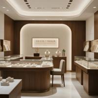 China Eco-Friendly Customized Solutions Durable Construction Jewelry Display Cabinet and Showcase for sale