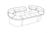 China Customizable Dimensions Jewelry Display Showcase with Professional Lighting and Durable Construction for sale