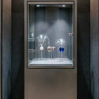 China Professional Diamond Gold Jewelry Shop Interior Design Modern Ideas Display Showcase Showroom 3D Rendering Design LED Lighting for sale