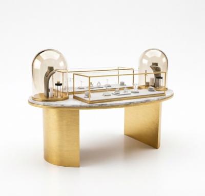 China Modern Dust-Proof Jewelry Display Cabinet with Customizable Design and Adjustable Glass Shelves for sale