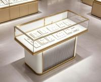 China LED Lighting Jewelry Display Showcase with Customizable Features and Durable Construction for sale