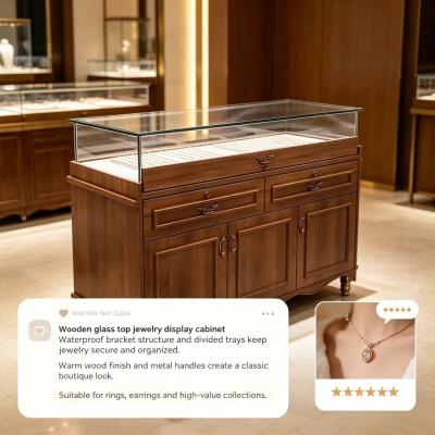 China Wall Mounted Display Case with 50kg Per Shelf Weight Capacity Adjustable Glass Shelves and Tempered Safety Glass for sale