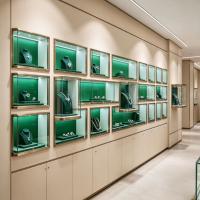 China Lockable Upright Display Case with Adjustable Glass Shelves and Ventilated Back Panel for sale