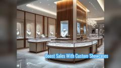 Custom Luxury Jewellery Display Showcase for Retail Stores