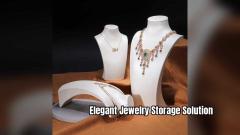 Simple Metal Arc Jewelry Box Elegant Ring Storage Tray