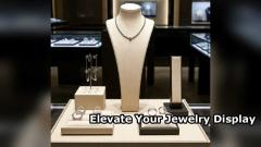 Luxury Velvet Jewelry Display Set for Retail Stores