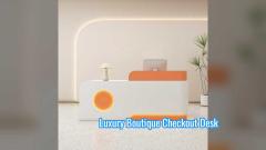 Modern Luxury Jewelry Boutique Checkout Desk Design