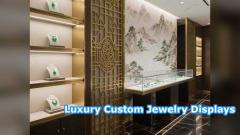 Custom Jewelry Display Case Luxury Retail Showcase