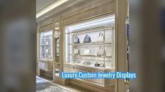 Custom Luxury Jewelry Display Cases for Retail Stores