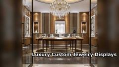 Luxury Custom Jewelry Island Display for Retail Stores