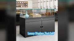 Luxury Custom Jewelry Display Cabinets with LED Lighting