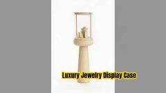 Luxury Glass Jewelry Display Case with LED Lighting