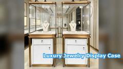 Luxury White Jewelry Display Counter for Retail Shops