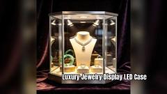 Luxury LED Jewelry Display Case for Retail Stores