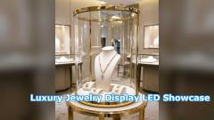 Luxury Jewelry Display Cabinet with LED Lighting