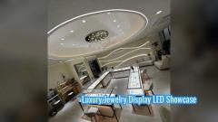 Luxury Jewelry Display Case with LED Lighting