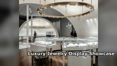 Luxury Curved Jewelry Display Table for Retail Stores