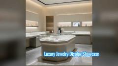 Premium Glass Jewelry Display Case for Luxury Retail