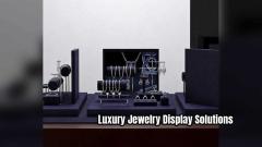 Luxury Velvet Jewelry Display Set for Retail Boutiques