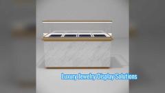 Premium Jewelry Showcase Sleek Retail Display Solution