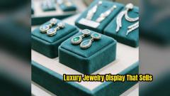 Luxury Octagonal Jewelry Display Case with LED Lighting