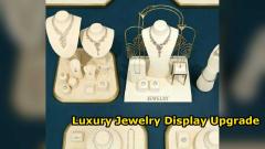 Luxury Velvet Jewelry Display Set for High End Boutiques