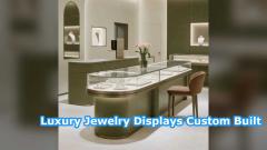 Luxury LED Jewelry Display Cabinet Custom Retail Solutions