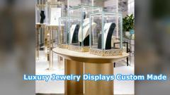 Luxury Jewelry Display Cabinets Custom LED Retail Solutions
