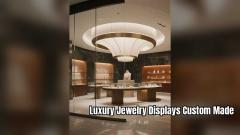 Custom Luxury Jewelry Island Displays for Retail Stores