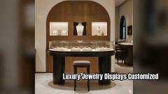 Custom Luxury Jewelry Display Case for Retail Showrooms
