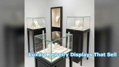 Modern Black and Gold Jewelry Display Case Solution