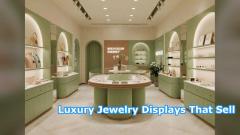 Luxury Jewelry Island Display Case for Retail Stores